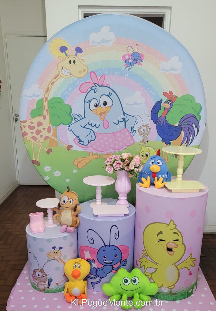 Galinha Pintadinha Rosa, Pegue&Monte, Aluguel em SP